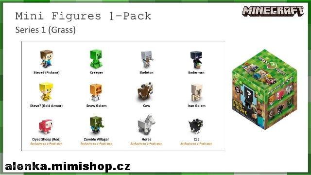 Minecraft Collectible Figure Mystery Blind Box | ALENKA E-SHOP
